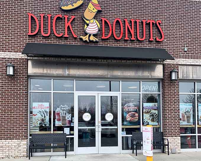 Clean lines and big windows let you watch the magic happen while that friendly duck keeps watch from above.