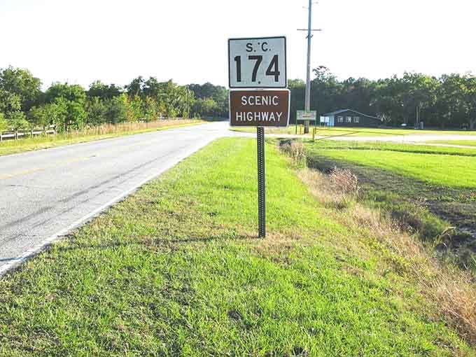 That official scenic highway sign isn't just bragging&mdash;it's making a promise this beautiful byway absolutely delivers on.