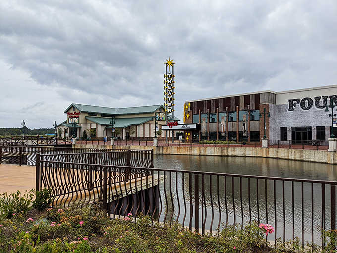 That retro entertainment district brings modern fun without the big-city prices that make your wallet weep.