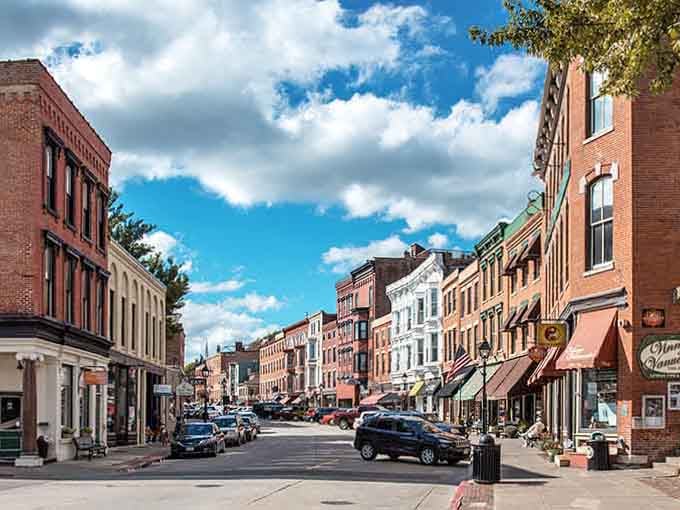 This hillside street captures the timeless beauty that makes retirement here feel like a permanent vacation destination.