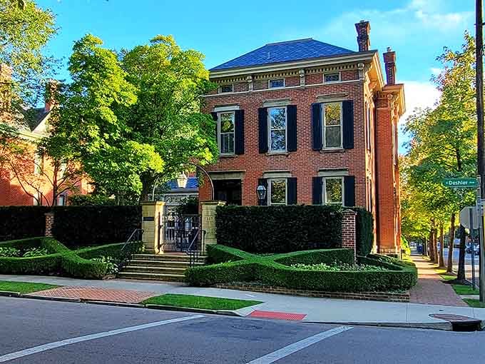 German Village's brick homes and manicured hedges create a neighborhood where every corner deserves its own postcard.