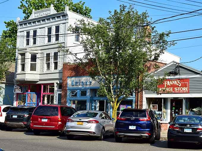 Classic New England architecture meets modern safety in this downtown where history and peace walk hand in hand.