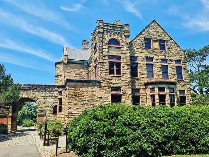 Romanesque arches and weathered stone create an architectural treasure that proves the Gilded Age still has stories to tell.