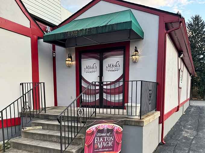 The double doors welcome you into a world where "Elkton Magic" means unlimited crabs and good times.