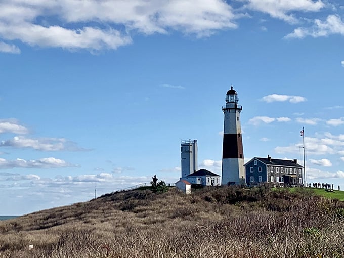 Standing tall on windswept bluffs, this beacon has guided sailors home through countless storms and starry nights.