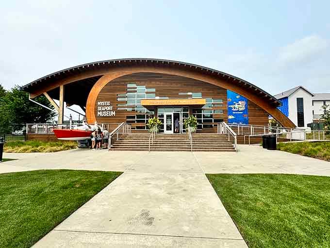 The museum's grand entrance welcomes you into centuries of seafaring stories waiting to be discovered.