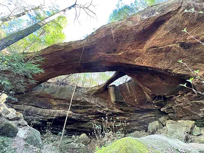 Looking up through ancient stone arches makes you feel wonderfully small in the best possible way imaginable.