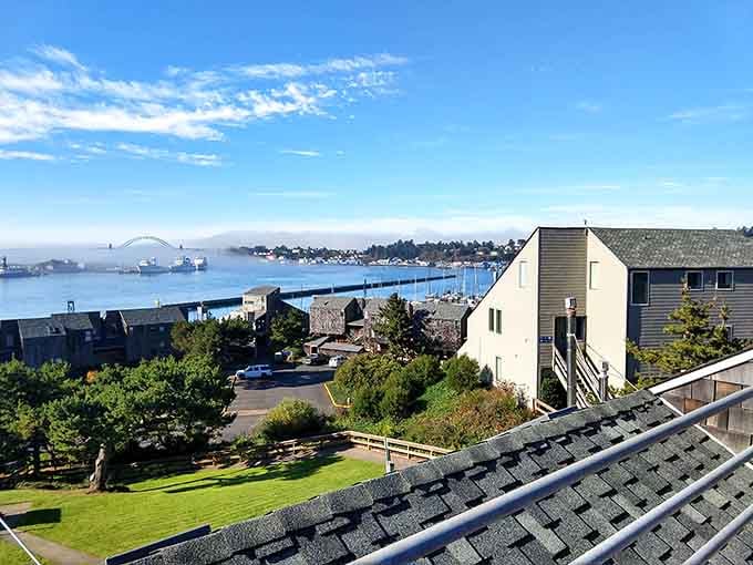 Newport's waterfront welcomes visitors with open arms and the promise of fresh seafood just steps away.