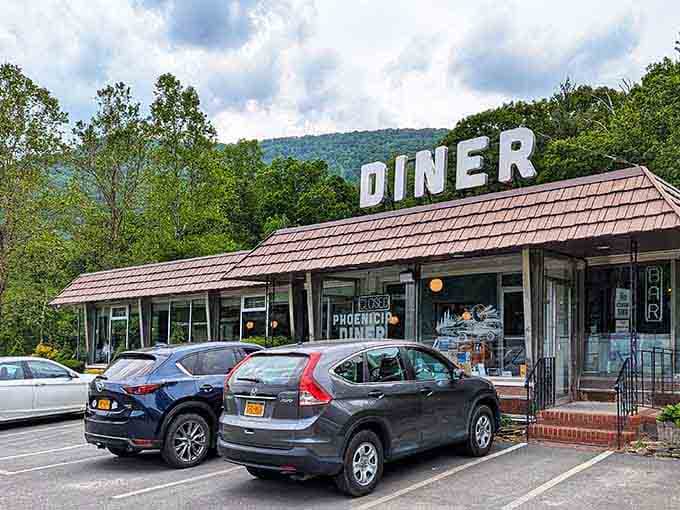 The full parking lot tells you everything&mdash;this mountain diner draws crowds who know that good food is worth the scenic drive.