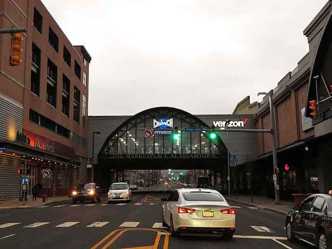 That pedestrian bridge connects more than streets&mdash;it links past and present in one elegant arch.