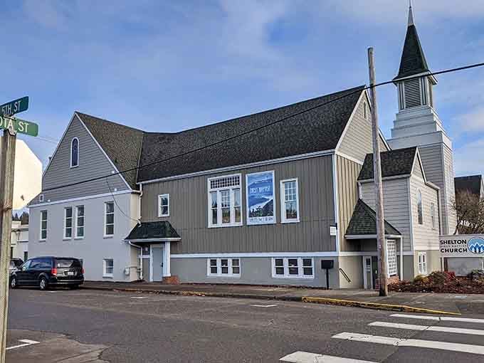This charming church building proves that community gathering places don't need to be fancy to be special.