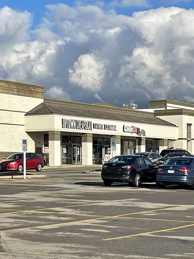 Even the sky puts on a show here, billowing clouds adding drama to your treasure-hunting adventure.