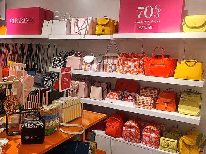 Seventy percent off designer handbags? That's not a clearance sale, that's a lifestyle intervention.