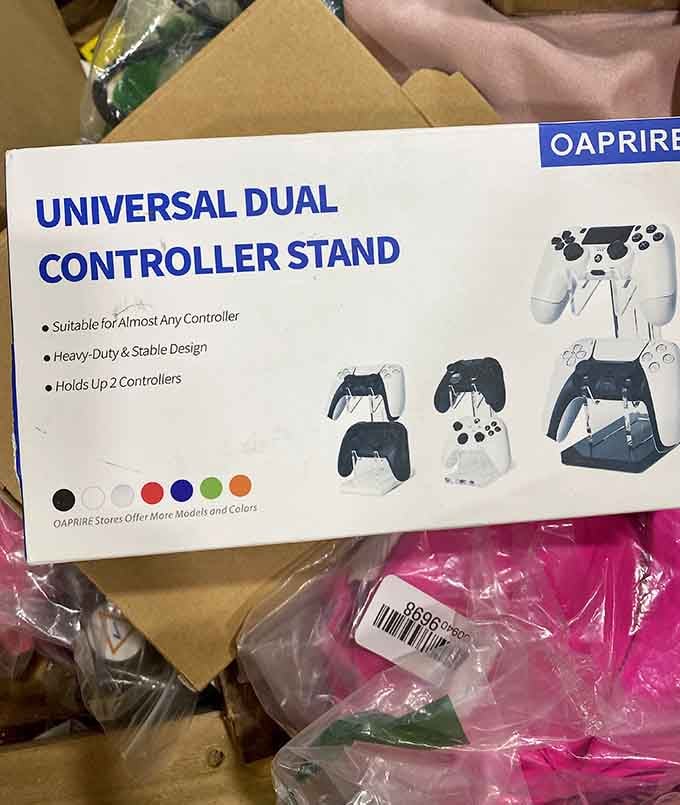Gaming enthusiasts, your controllers finally have a proper home, and it's hiding somewhere in these glorious bins.