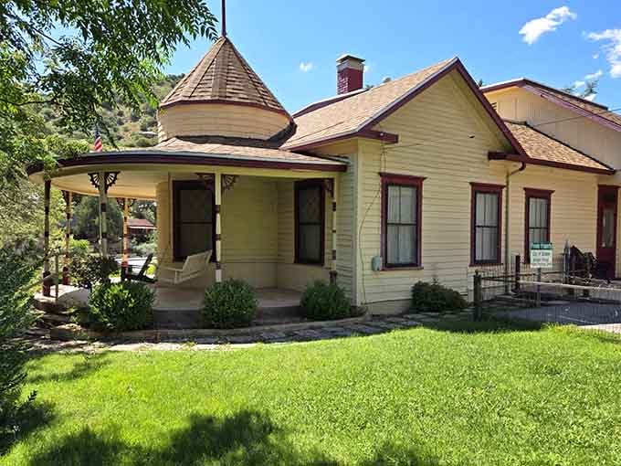 Victorian charm meets desert sunshine in this perfectly preserved piece of Bisbee's residential history.