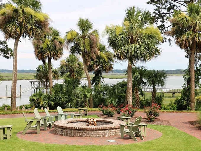 Waterfront fire pits and Adirondack chairs prove the best retirement plans don't require reservations or membership fees.