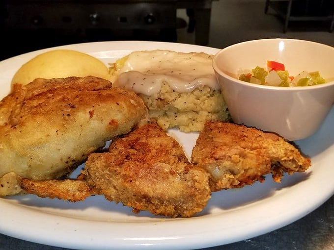 Golden, crispy, and perfectly seasoned&mdash;this fried chicken makes the two-hour drive from Denver feel like a quick trip to the corner store.
