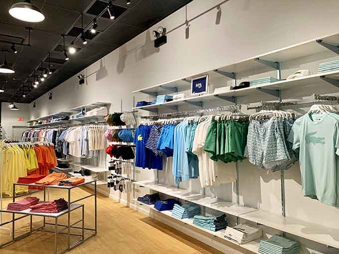 Clean lines and organized displays make finding your perfect fit easier than parallel parking a compact car.