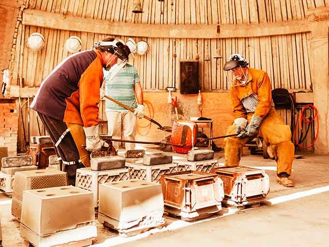 Watching artisans pour molten bronze is like witnessing ancient alchemy, minus the whole turning-lead-into-gold disappointment.
