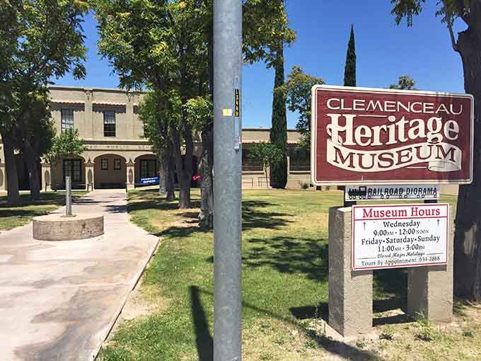 The Clemenceau Heritage Museum preserves local history in a building that's seen more than your average history book.