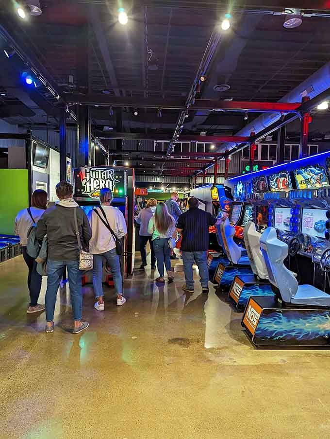 When the arcade's packed with happy gamers, you know you've found where Bay City comes to play and stay young.
