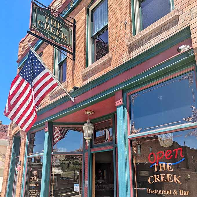 The Creek Restaurant beckons with that classic frontier architecture and the promise of food that won't judge your casino losses.