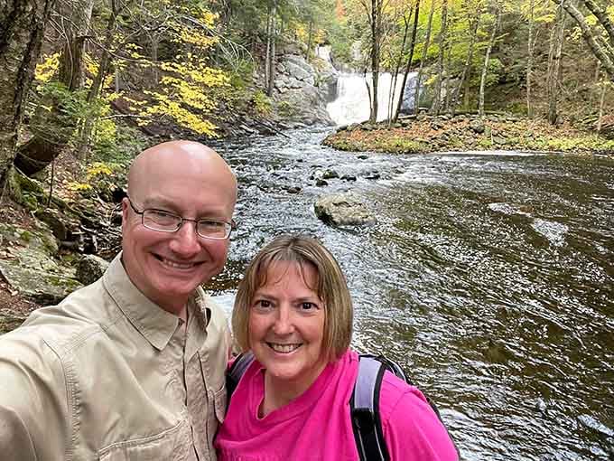 Proof that the best memories don't require WiFi, just good company and rushing water.