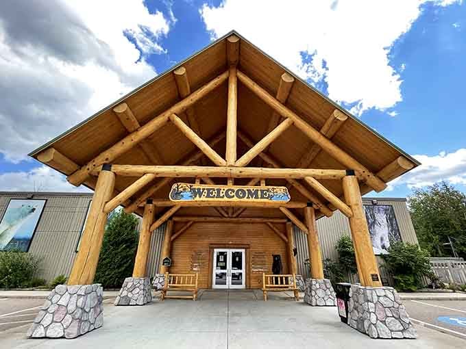 The Bear Center's grand entrance promises close encounters without the running-for-your-life part, thankfully.