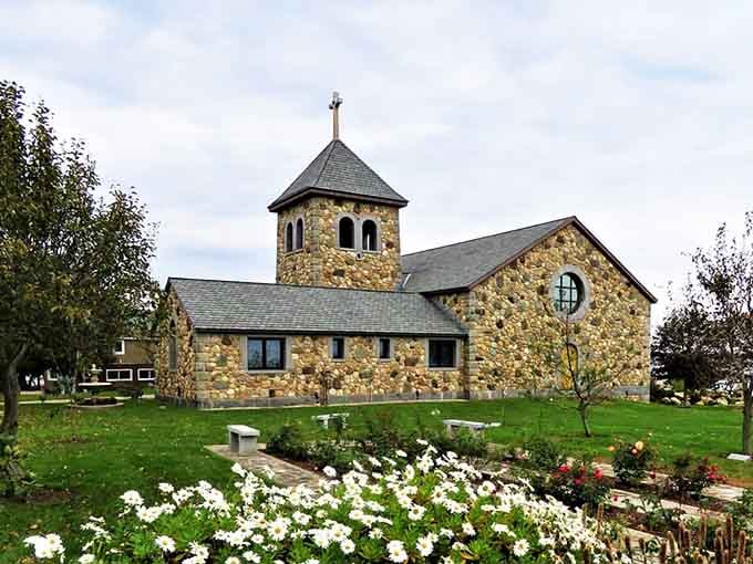 Stone buildings that look like they've been here forever, surrounded by gardens that make your backyard look like a parking lot.