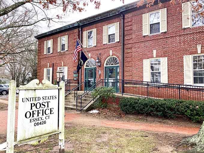 Even the post office looks like it belongs on a postcard in this impossibly charming riverside village.