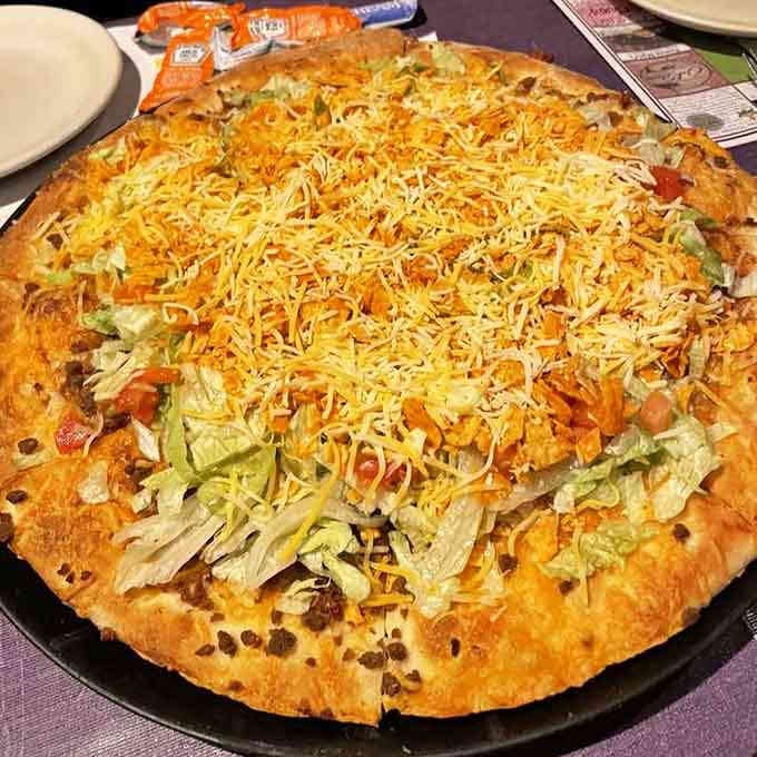 El Vampiro Taco Pizza: because sometimes the best ideas come from crossing borders and breaking all the rules.
