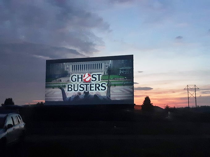 When Ghostbusters hits the big screen at dusk, you know you're in for a perfectly nostalgic evening.