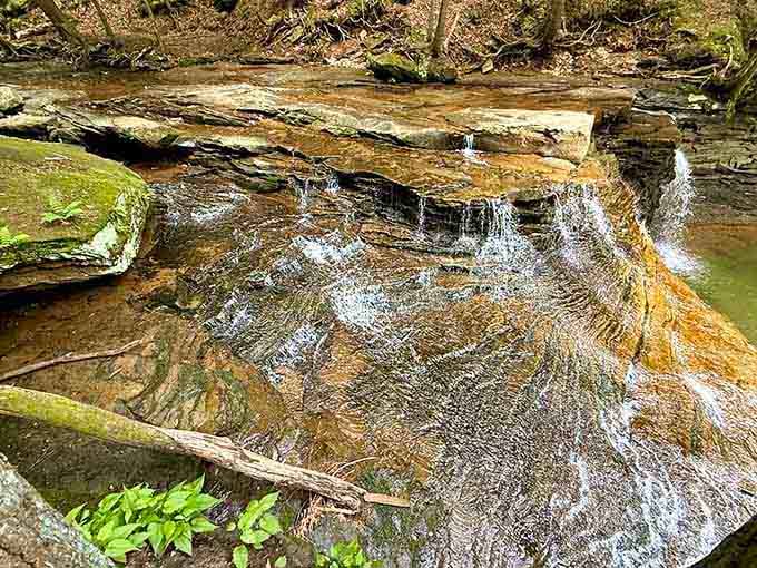 Even the smaller cascades along the trail deserve their own standing ovation and photo shoot.