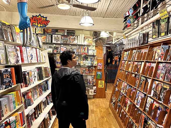 When browsing becomes a full-contact sport, you know you've found a store worth exploring for hours on end.