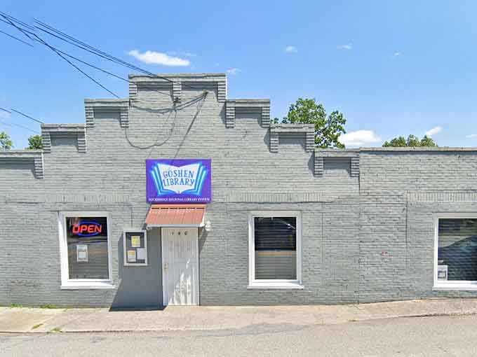 Even the library here has character, housed in a building that's seen generations of readers come and go.