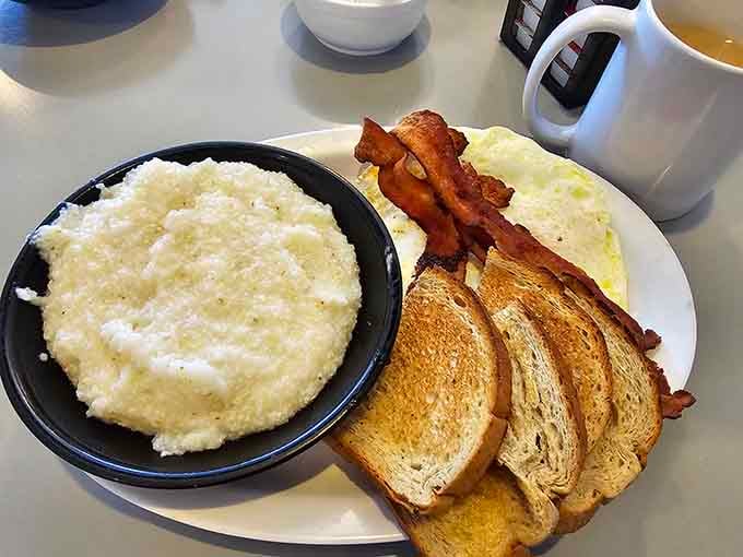 Grits so creamy they could make a Northerner finally understand what all the fuss is about down South.