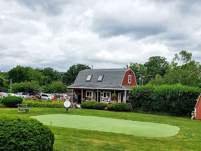 Farmview Golf Center offers putting greens surrounded by countryside views that make missing the hole almost worthwhile.