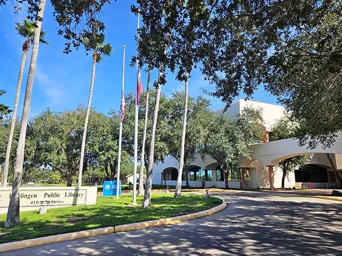 Your local library shouldn't look this good, but Harlingen didn't get the memo about settling for boring municipal architecture.