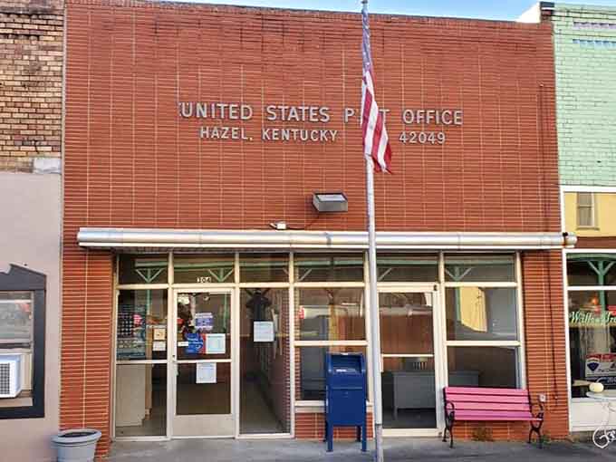 Even the post office looks like it could be hiding antique stamps worth more than your car payment inside.