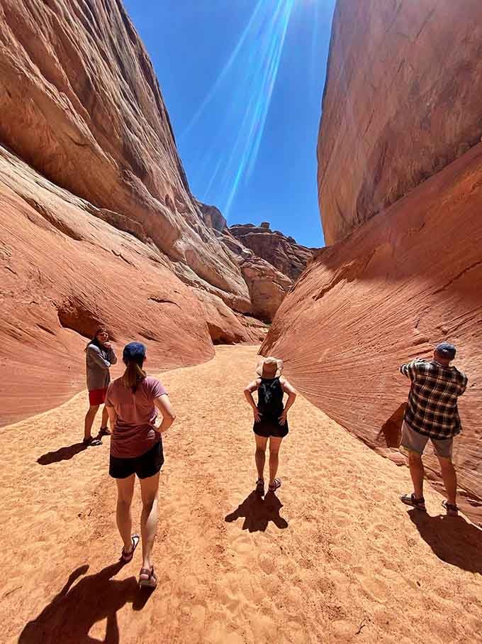 Looking up from the canyon floor, you realize how wonderfully small we all are sometimes.
