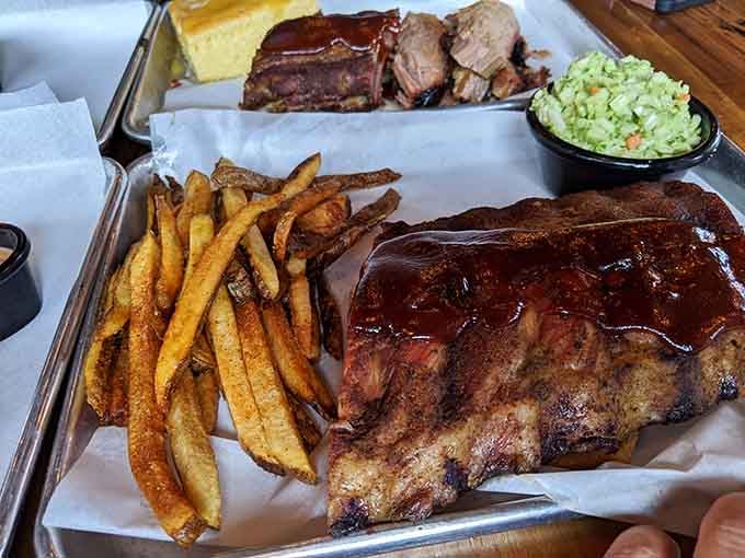 When your platter arrives looking like this, you know you've made all the right decisions in life.