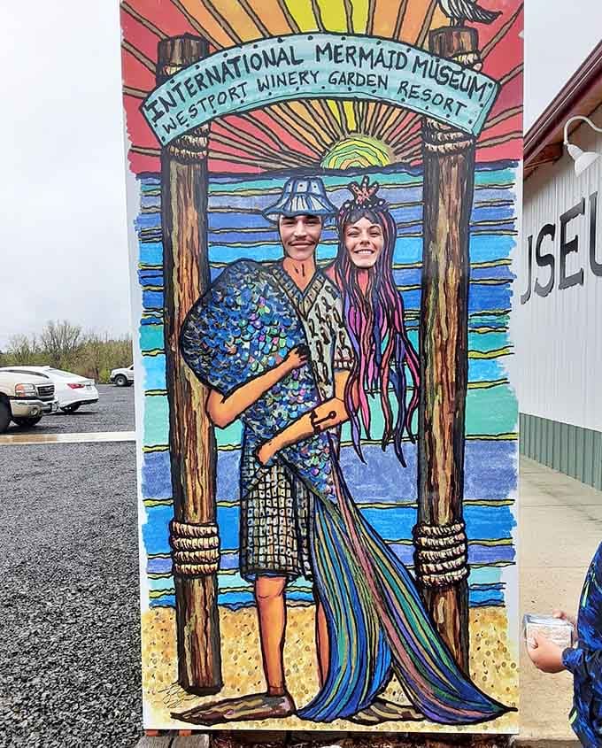 Strike a pose with your favorite sailor at this photo board, because memories this quirky deserve documentation.