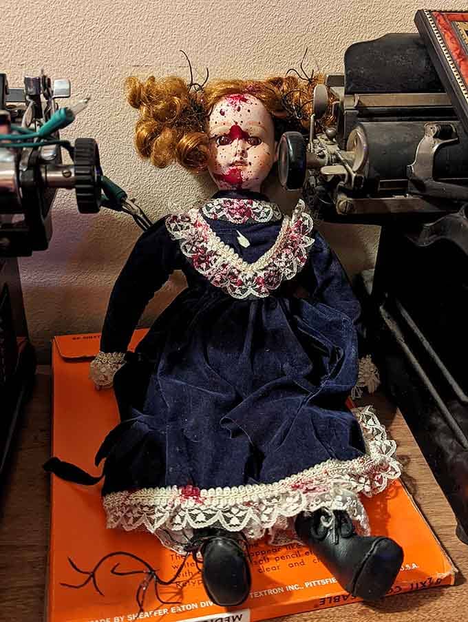 That doll's seen-better-days appearance makes it perfect bait for ghost hunters seeking communication with playful child spirits.