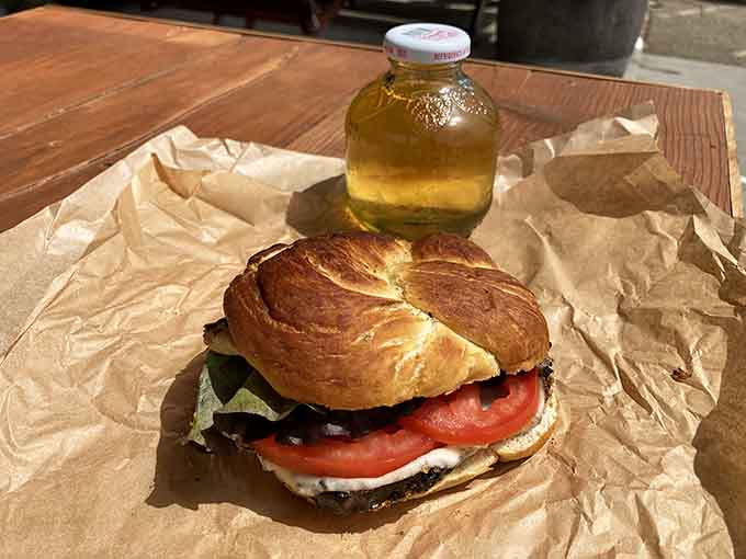 This croissant sandwich situation proves that sometimes the best things in life come on flaky, buttery bread with fresh vegetables.