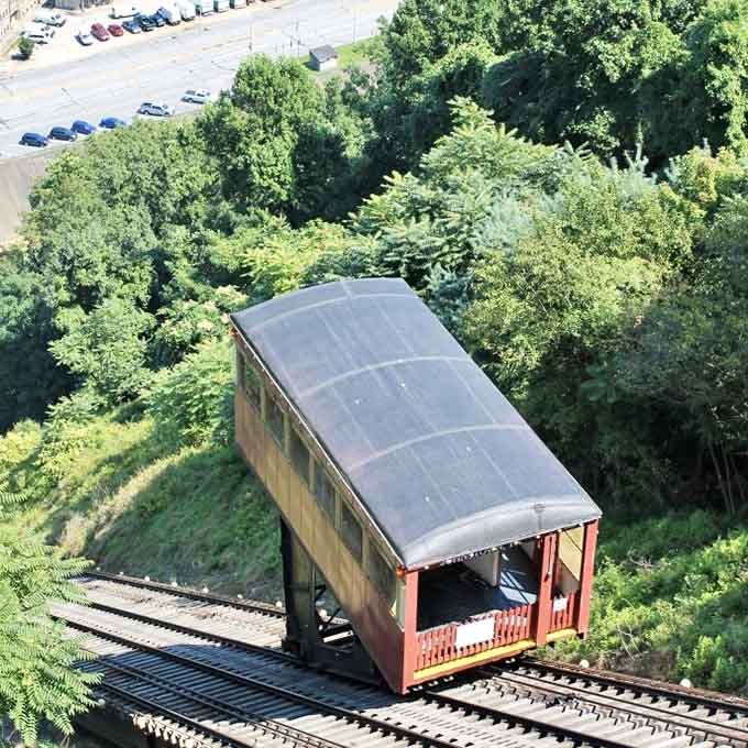The Inclined Plane looks like something from a Wes Anderson film, except it's real and you can actually drive on it.