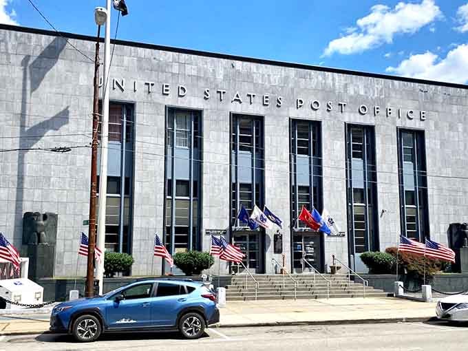 Even the post office here has architectural dignity&mdash;your Social Security check arrives in style at this beauty.