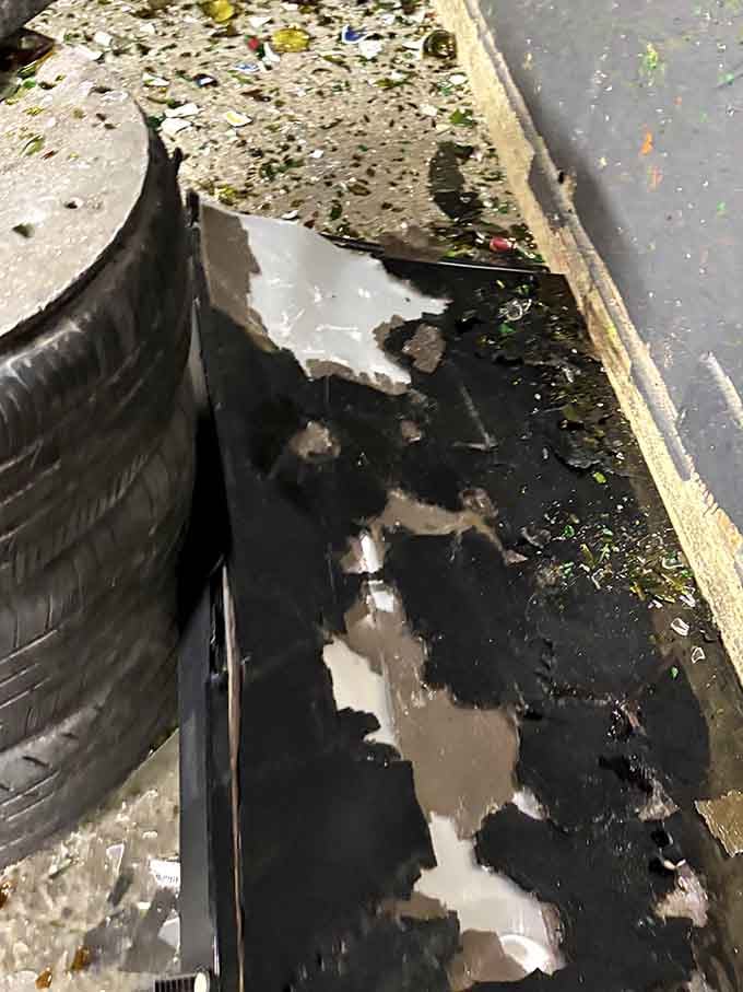 Nothing says "therapeutic breakthrough" quite like a television that's been introduced to the business end of a sledgehammer.