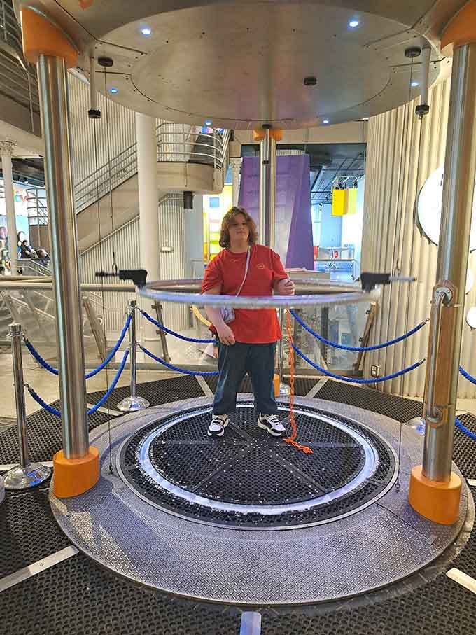 Step inside this bubble chamber and feel like you're starring in your own personal science fiction movie scene.