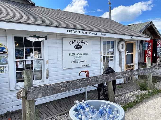 Carlson's Fishery still sells the catch of the day from a building older than your grandparents' marriage.