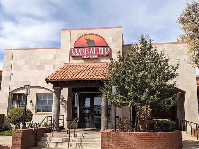 That terra-cotta roof promises authentic flavors waiting inside, no corporate chain nonsense here.